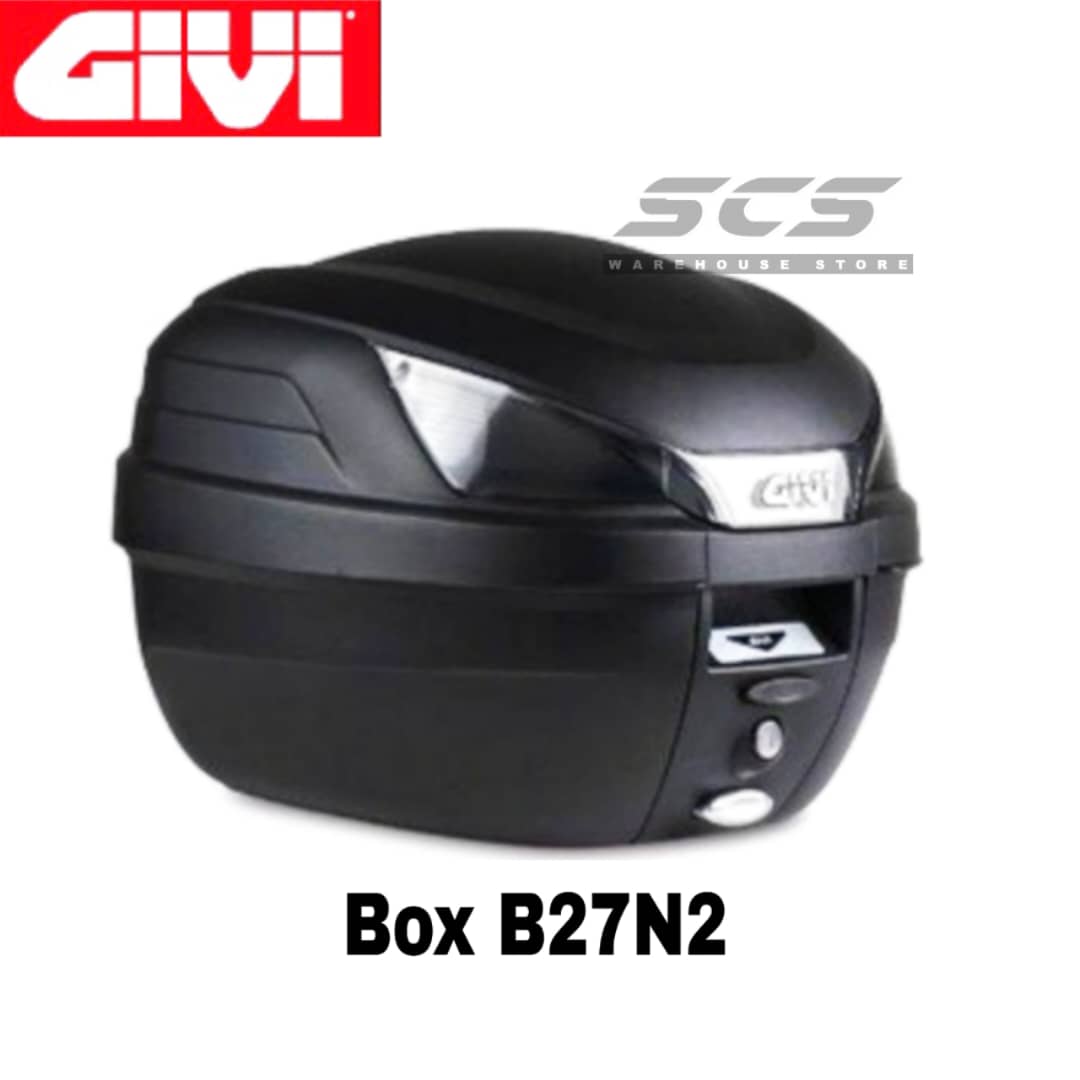 Monorack Givi HONDA EX5 100% Original Givi Heavyduty Advance Rack with ABS Boxes 27Litre Box ...