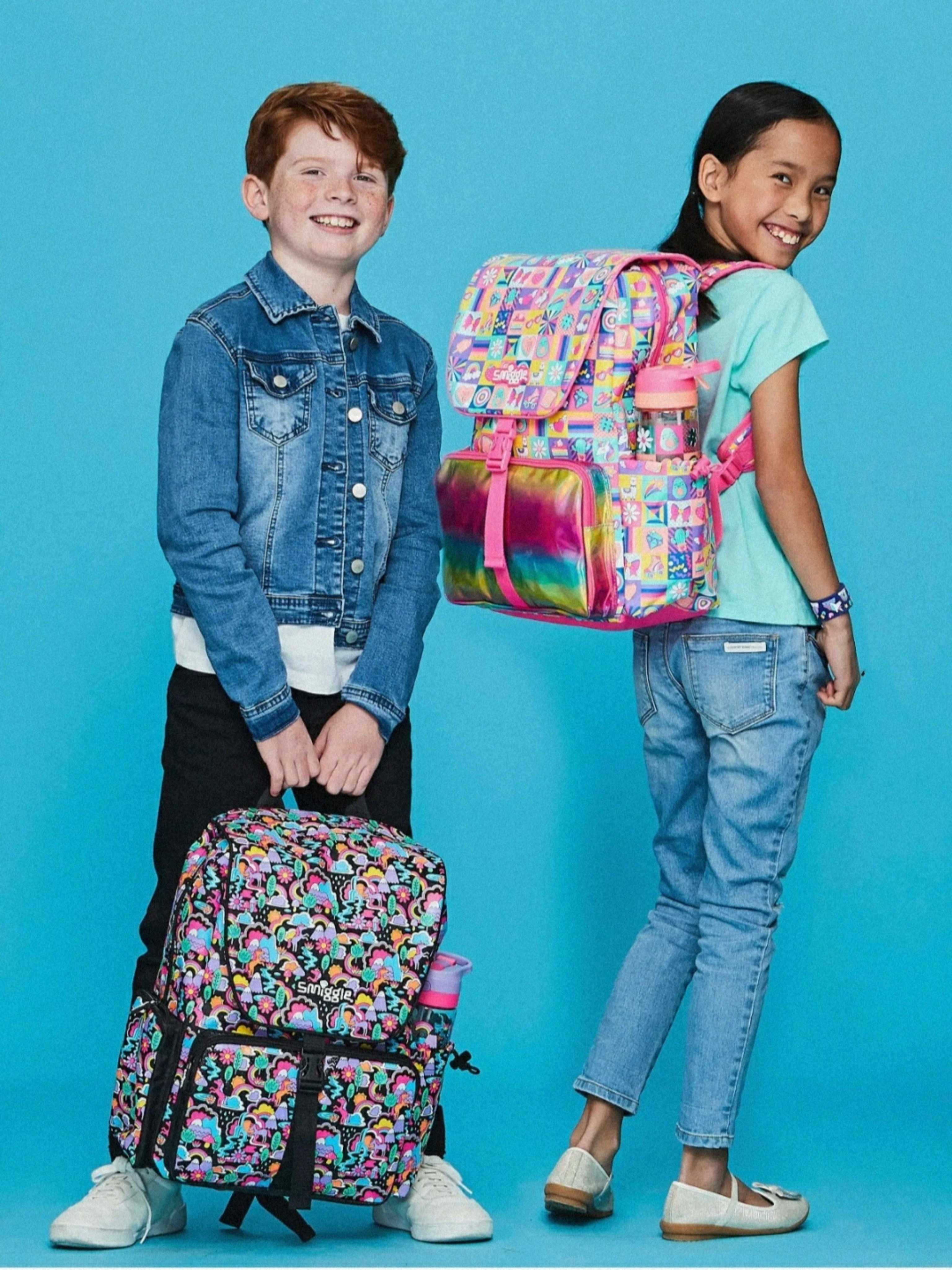 Original Smiggle Classic Backpack Glee Large Chelsea Backpack | Shopee ...