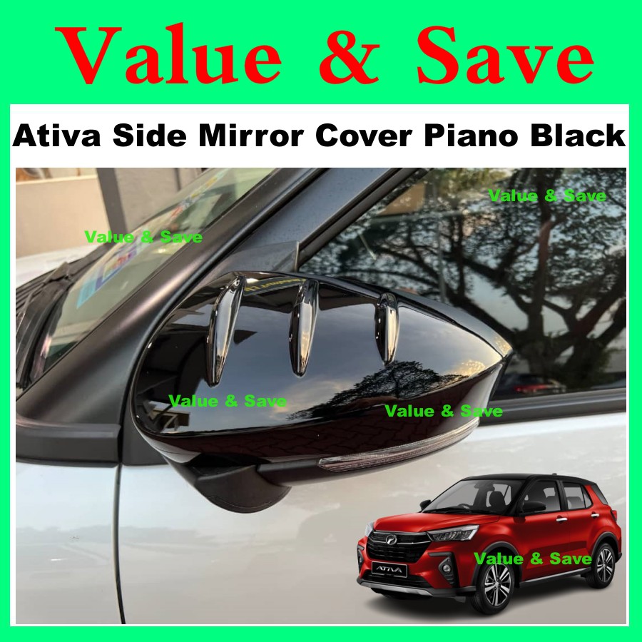 Perodua Ativa Toyota Raize Side Mirror Cover Sportivo Exterior Car Acc ...