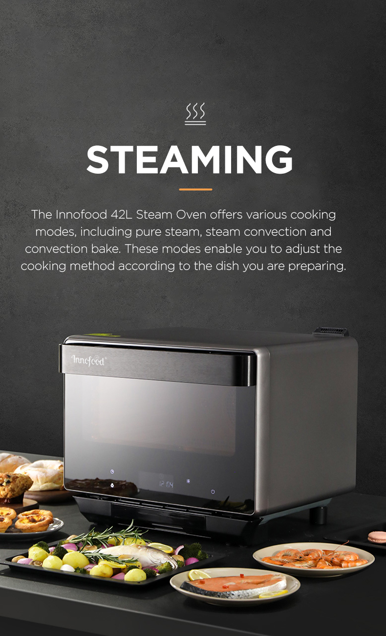 Innofood Digital Steam Oven With Convection Fan KT-CM42S2 (42L ...