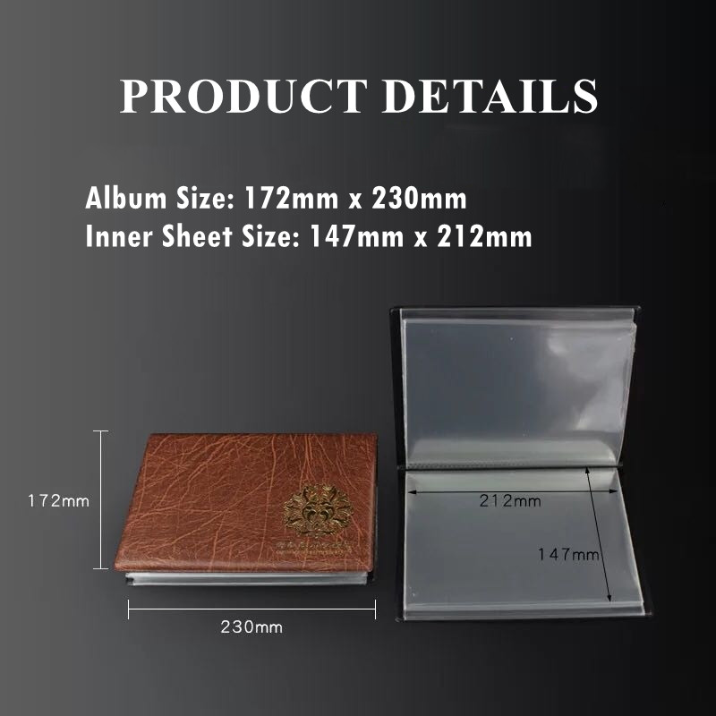 PCCB 20 Pockets Banknote Album Type C PMG Collections Stamps Miniature ...