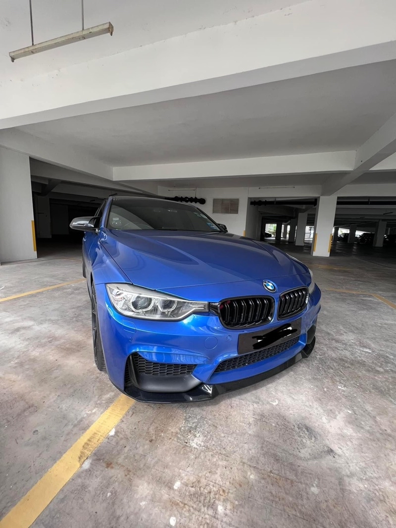 BMW F30 M3 AN Front lip taiwan Varis MP PSM CS style lips f30 ...