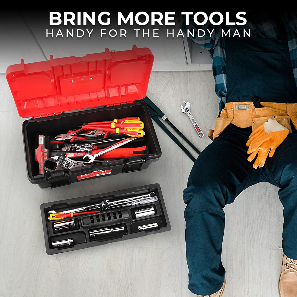 SUPERSAVE Jumbo Tool Box Heavy Duty ToolBox PVC Spanar Box Plastic Storage Fishing Box Bekas ...