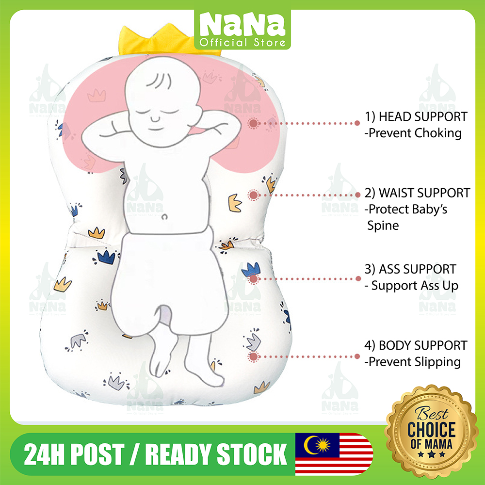 NANA Baby Bath Tub Pad Float Pillow Portable Shower Cushion Bathtub ...