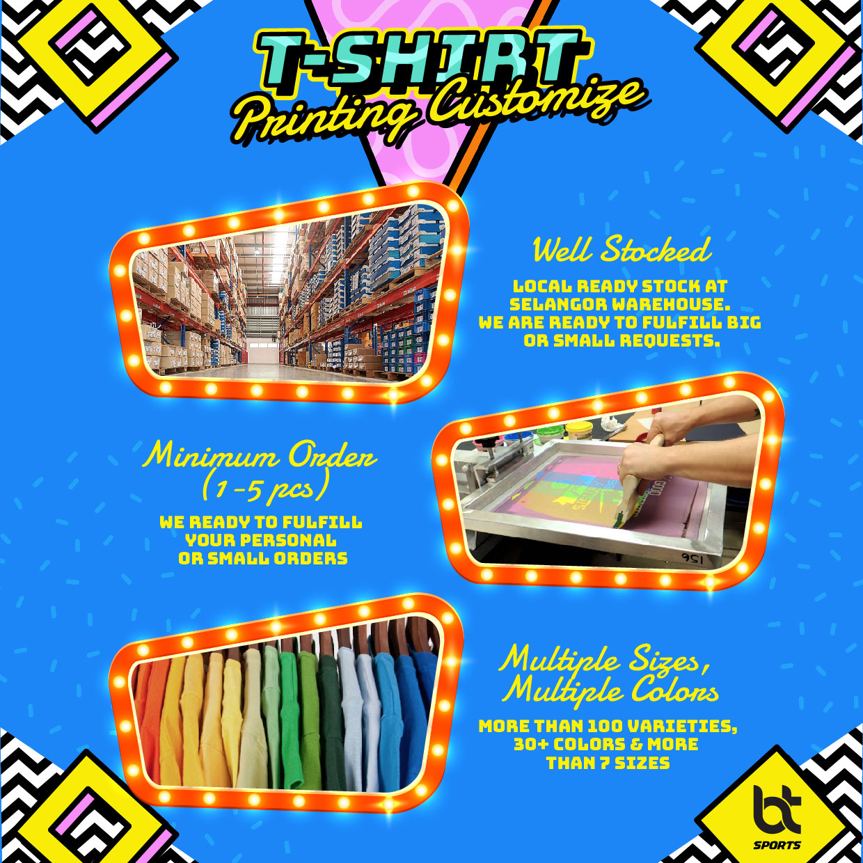 [NO MINIMUM] Custom Made Tshirt Printing | Print Baju Custom T shirt ...