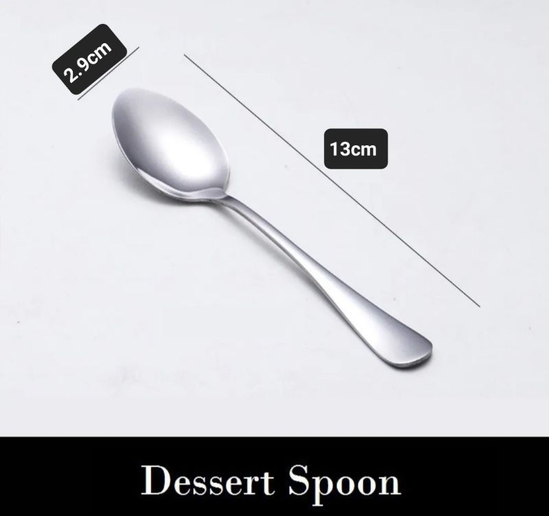 Tea Spoon Cake Fork Stainless Steel Set 6pcs/12pcs Sudu Garfu Kek Kopi ...
