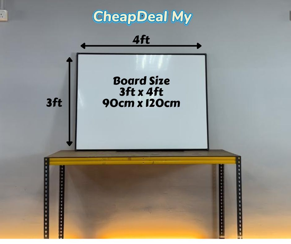 Black Frame BLACKSERIES Whiteboard Magnetic Board WallMounted 1.5x2 2x3 ...