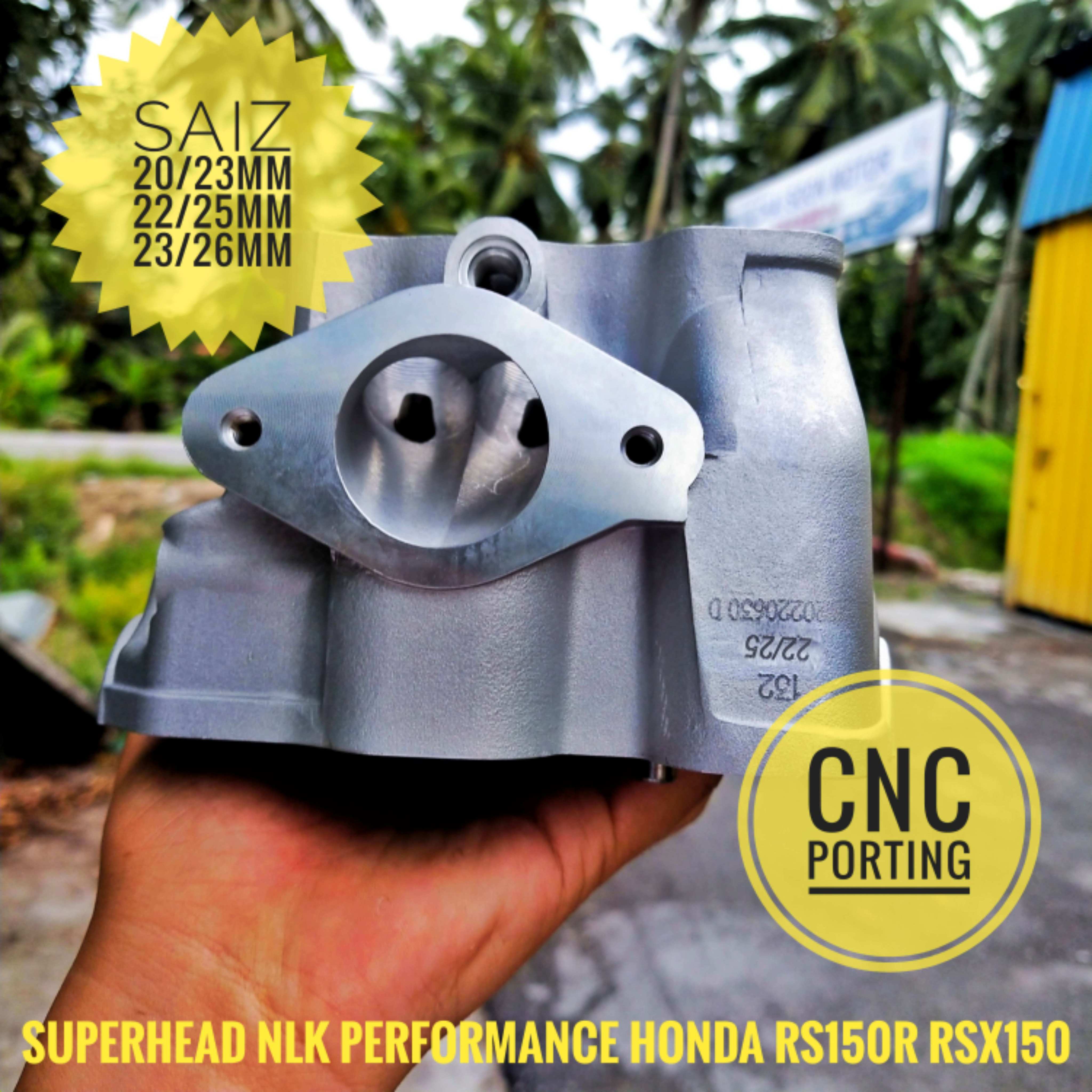 RS RSX SUPER HEAD NLK PERFORMANCE CNC V5 20/23 22/25 23/26 HONDA RS150R ...