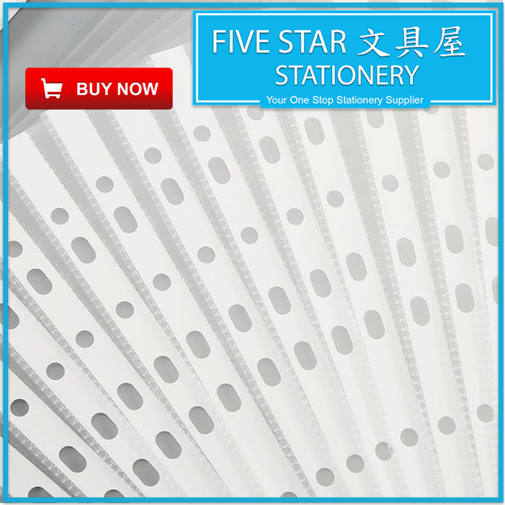 fivestar2u Sheet Protector 11 Holes 4C Loose Leaf Document Filing Ring ...