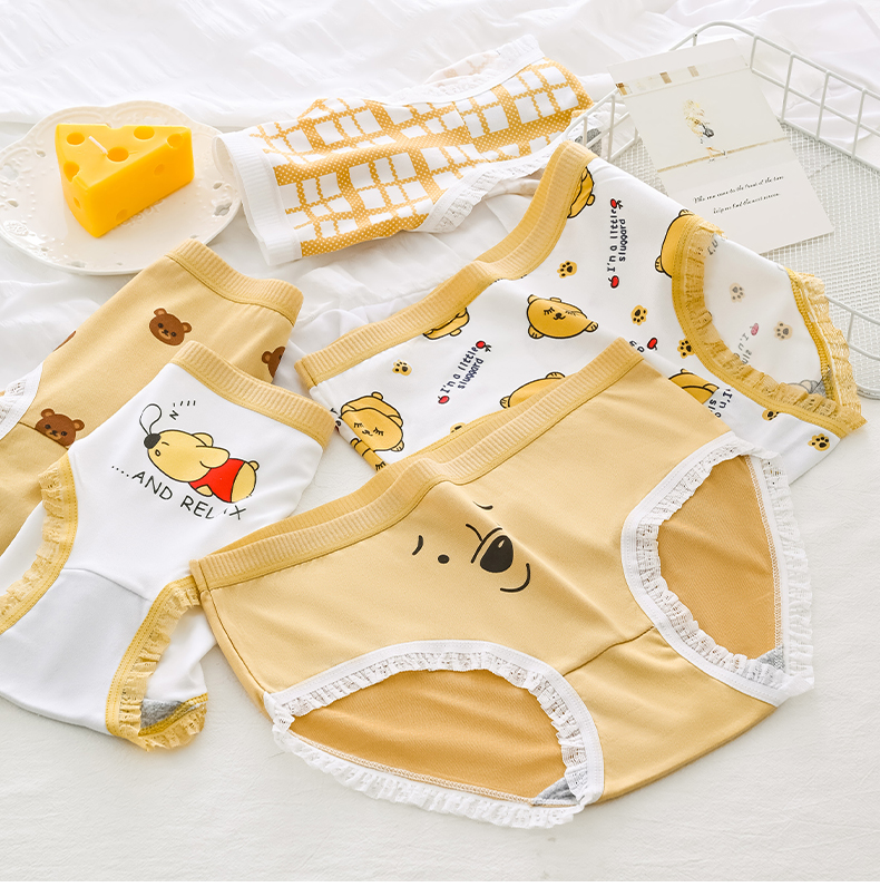 Ready stock-Student Cute Cartoon Panties / Girl Panties / Underwear / Seluar Dalam Perempuan ...