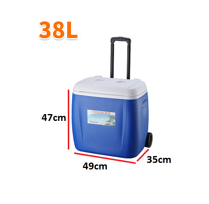28L/38L/55L Portable Ice Box Storage with Wheel/Insulated Ice box/Ice ...