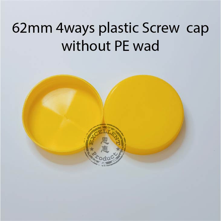 (50/100pcs) 62mm 4ways & 78mm Taucu screw cap / PE wad liner | Shopee ...