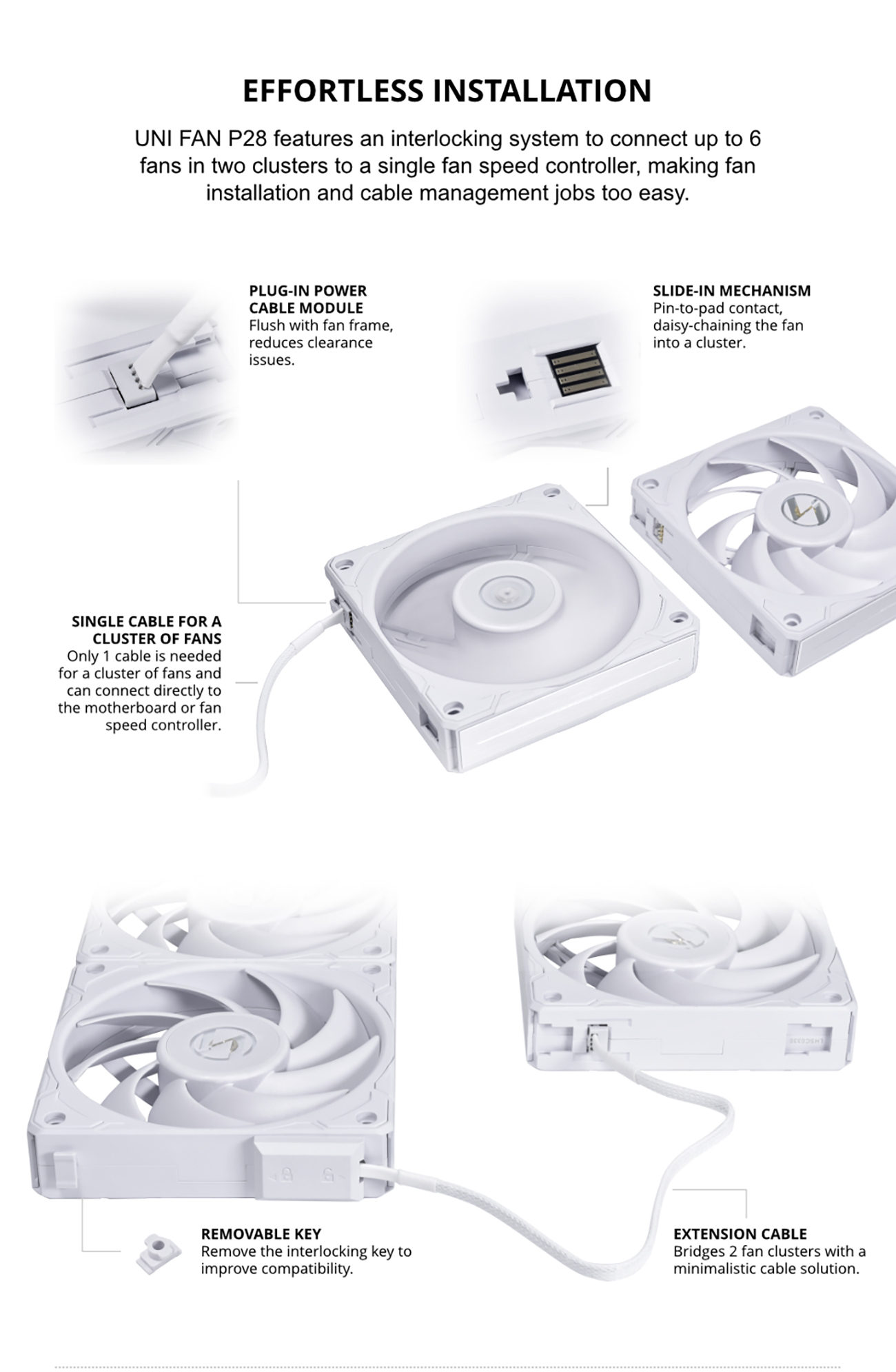 LIAN LI UNI FAN P28 120mm CASING FAN (SINGLE PACK / TRIPLE PACK ...