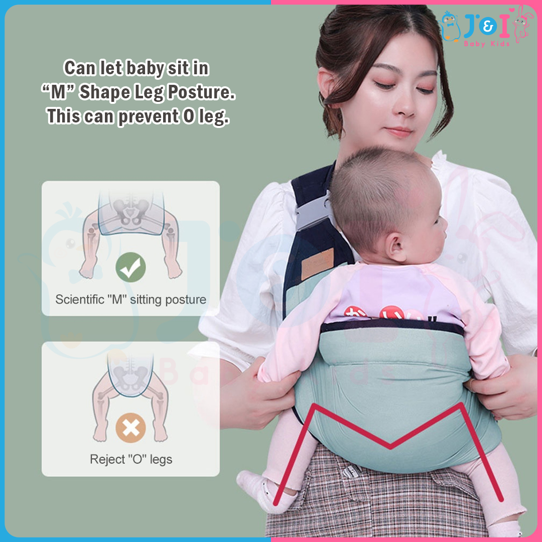 Baby Carrier Wrap One Shoulder Slings Mesh Breathable Easy to Cary Wear ...