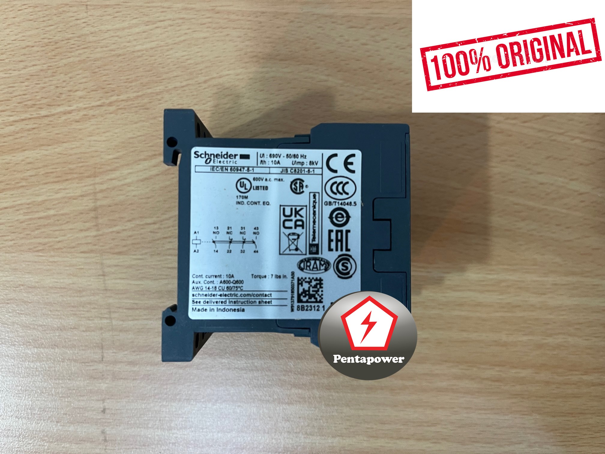SCHNEIDER CA2KN22 TeSys K control relay - 2 NO + 2 NC - | Shopee Malaysia