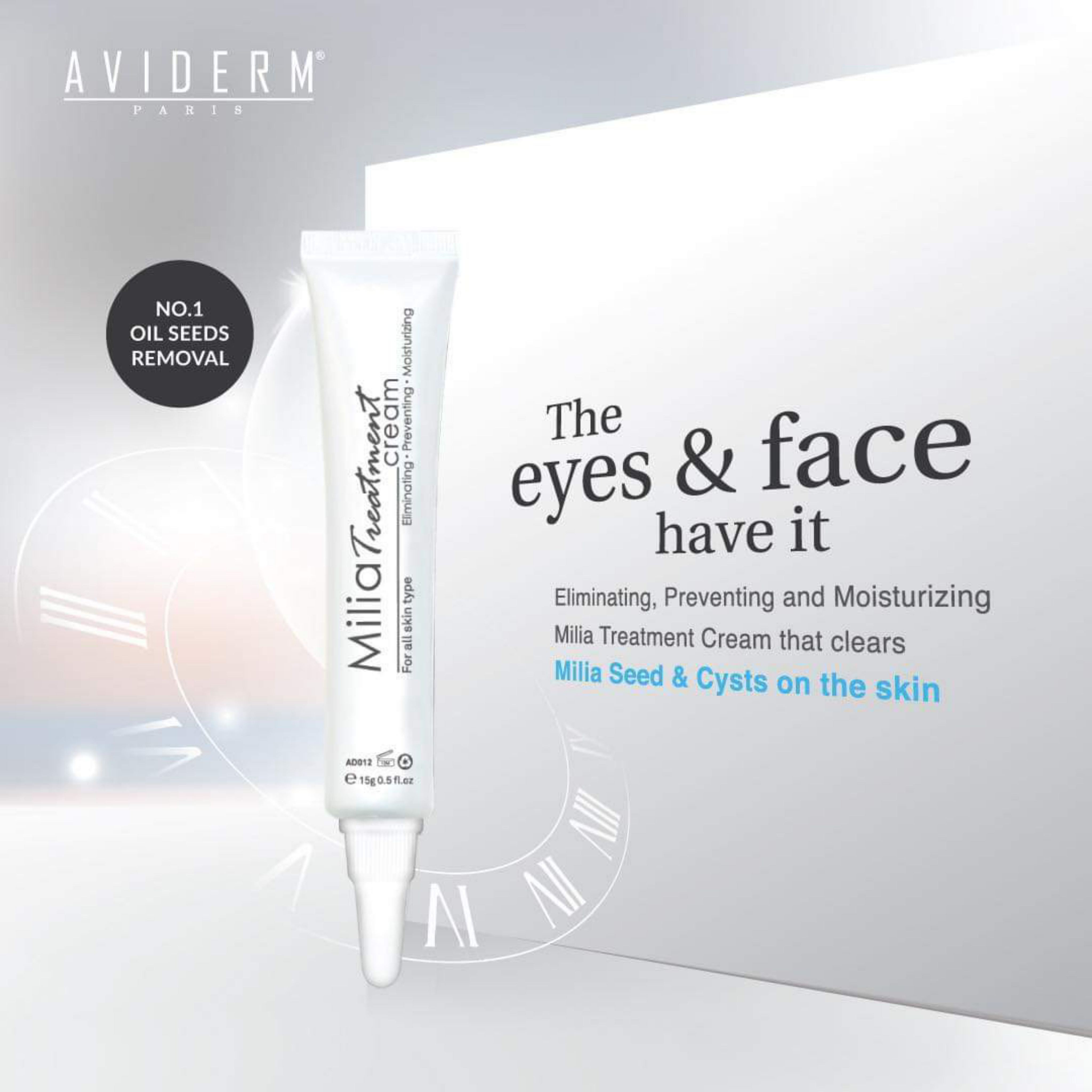 AVIDERM Milia Eye Cream 消除油粒治疗霜 (15g) [Exp 2027] | Shopee Malaysia