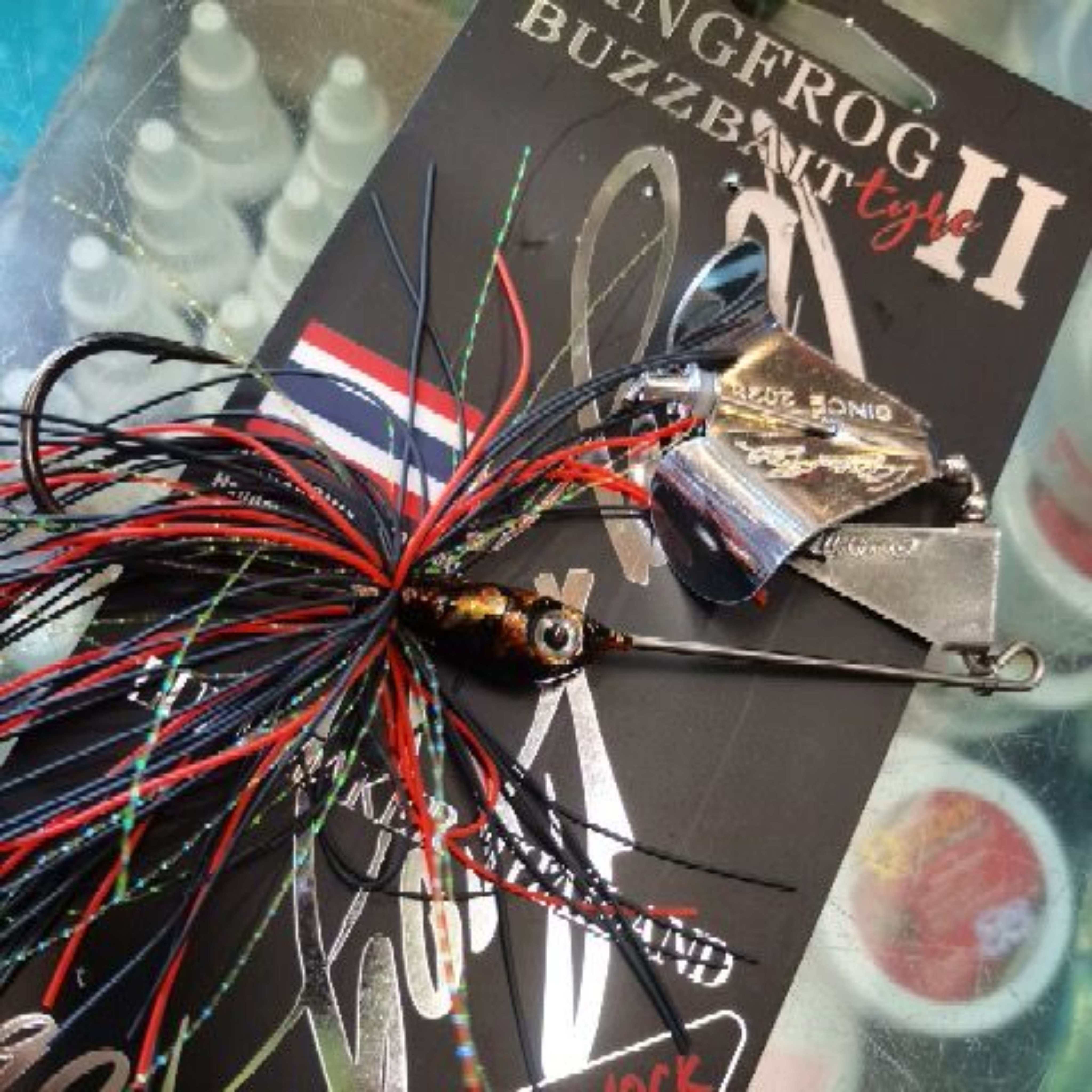 King frog buzzbait type II extra sound knock 2023 A fix hook & B flexi ...