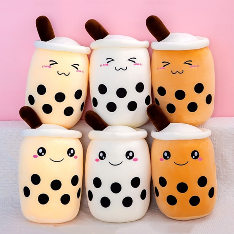 Local New Boba Dolls Bubble Tea Stuffed Toys Plush Doll Fluffy Stuffed ...