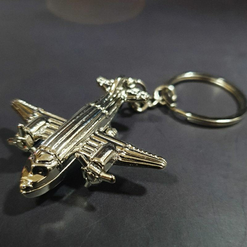 NEW F-16 Falcon 3D Fighter Plane Model Keychains Polished Metal Plane ...