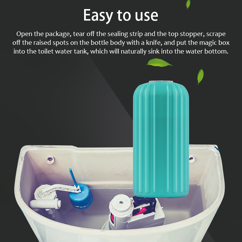 Toilet Bowl Cleaner Deodorant Sterilization and Deodorization Automatic Flush Clean Stain ...