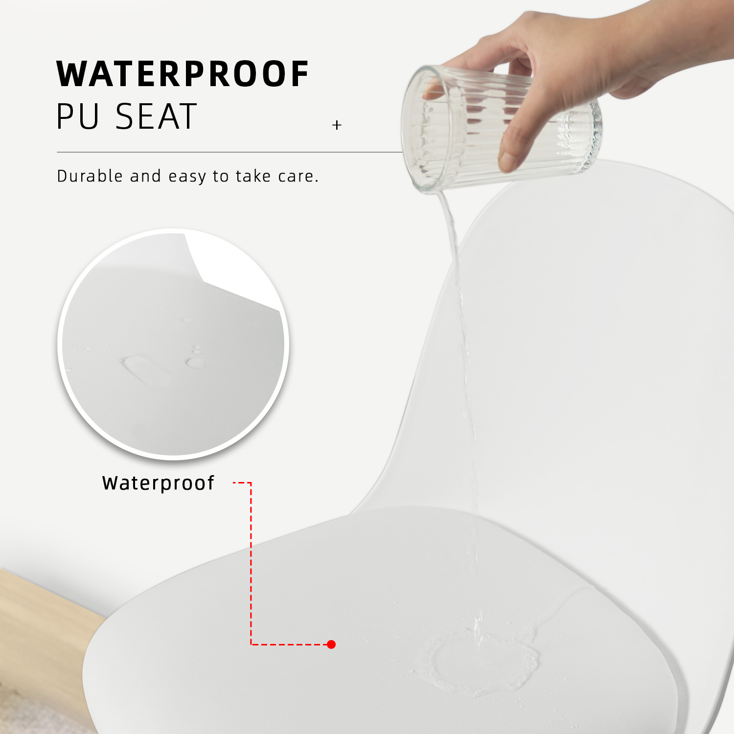 KitchenZ 2PCS/4PCS Dining Chair Kerusi Makan with / without armrest /PU ...
