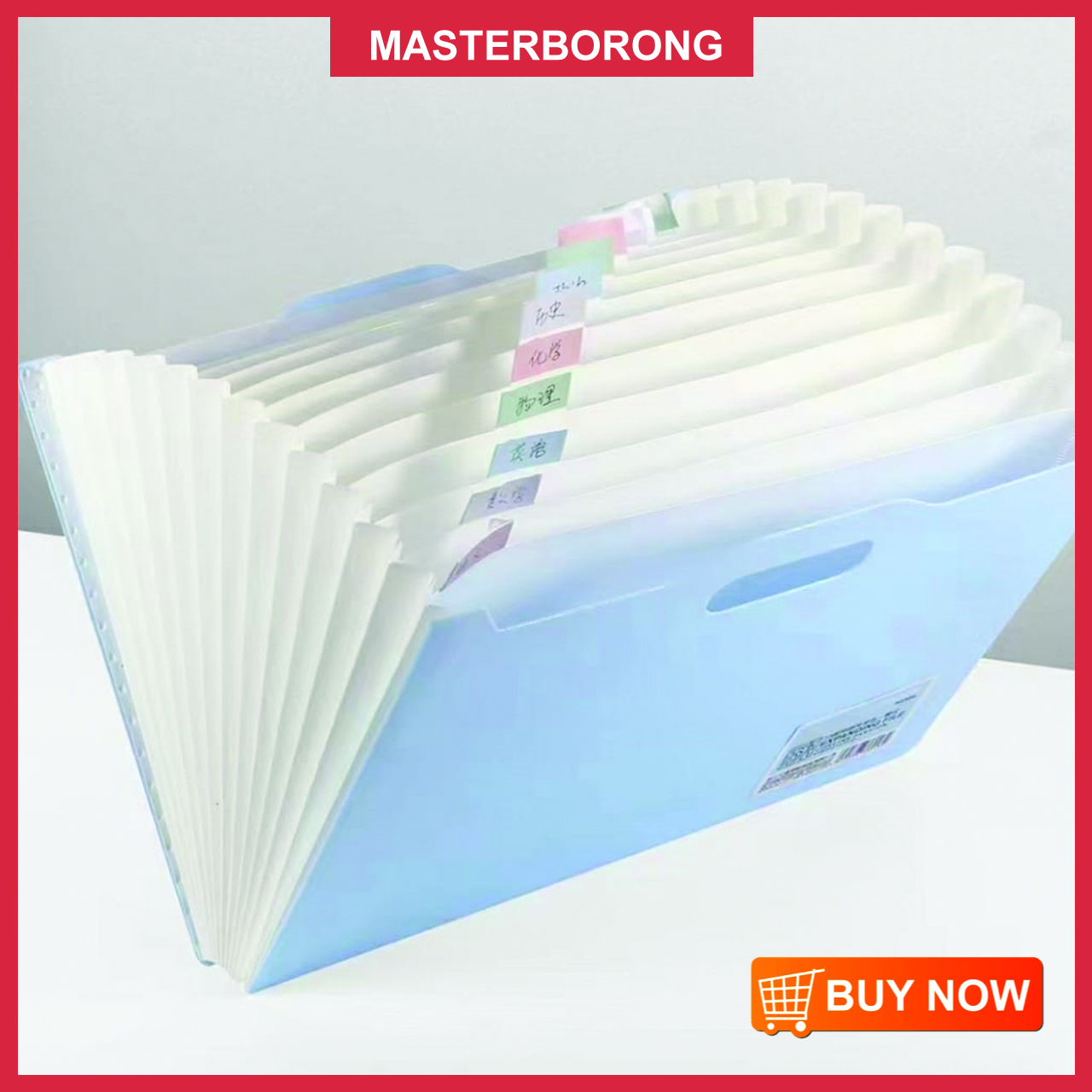 masterborong Desktop Accordion Folder File Expanding File Organizer ...