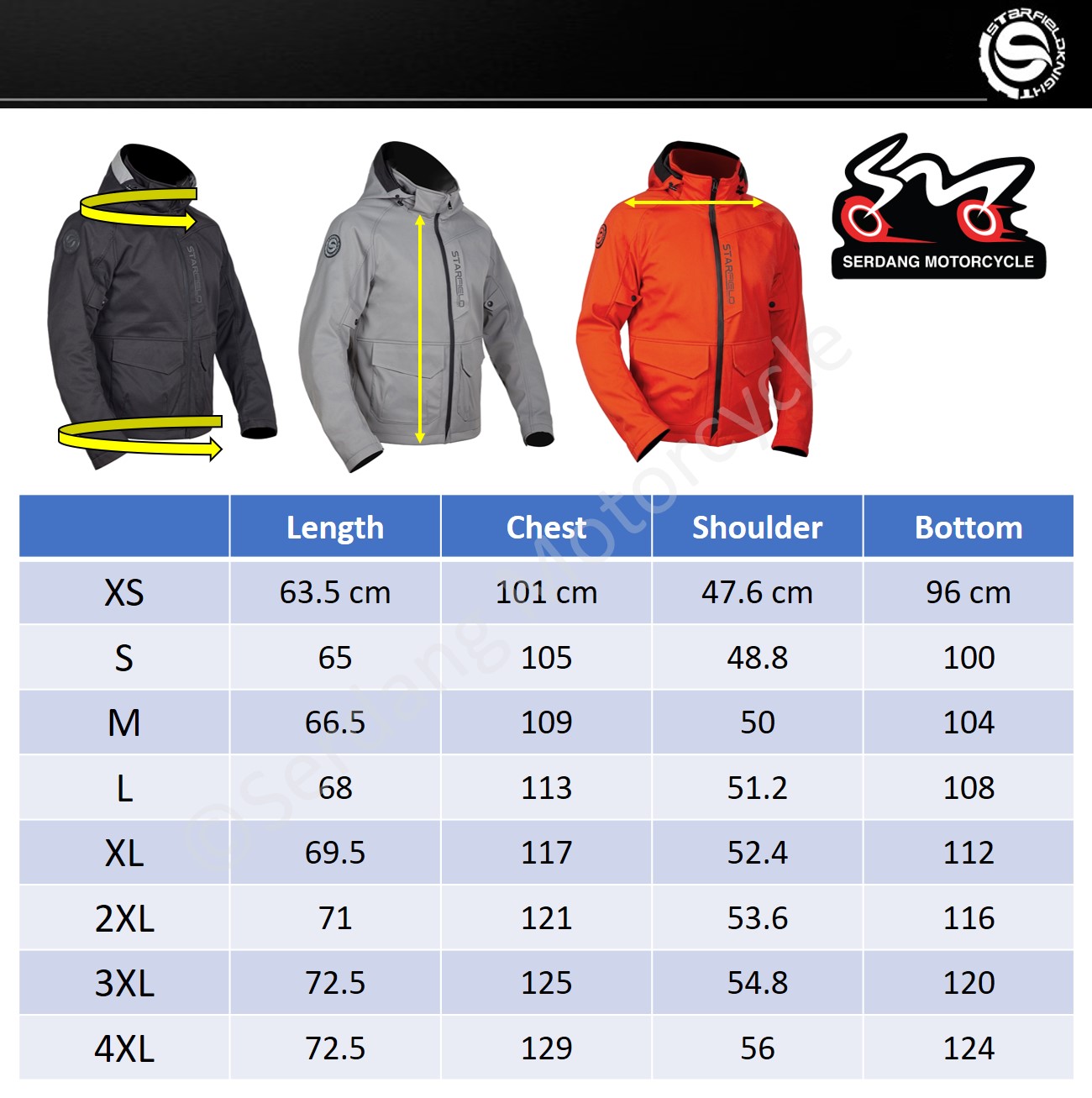 Star Field Knight SKJ822 Riding Hoodie Protective Pads Waterproof Hood ...