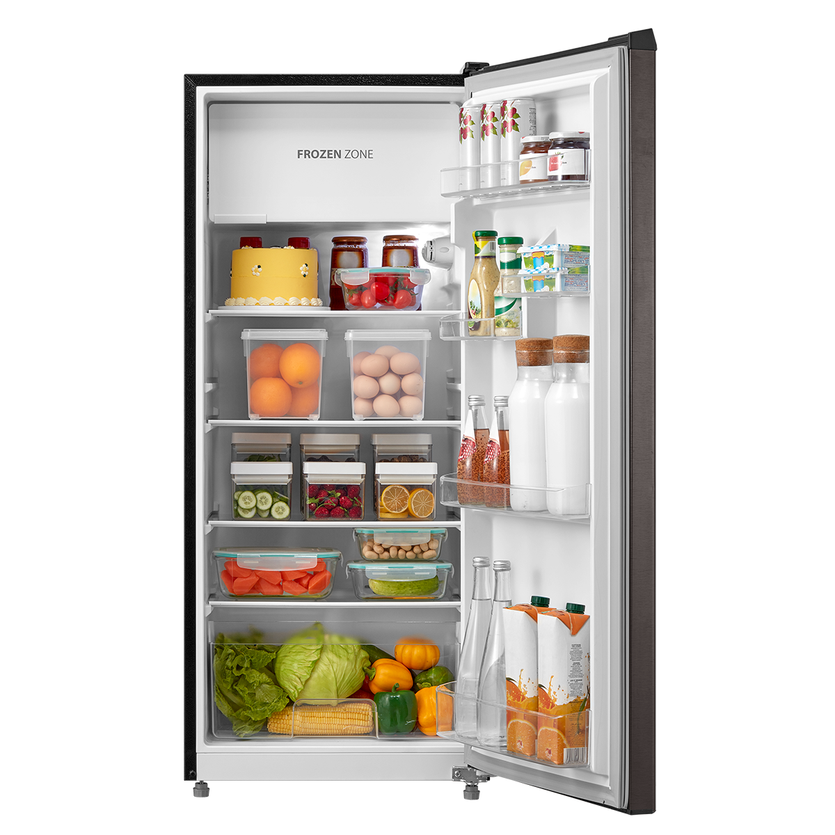 Toshiba 165L / 198L Single Door Fridge Refrigerator (Satin Grey) GR ...
