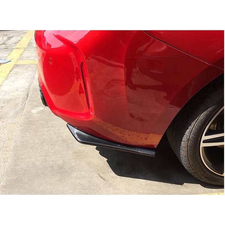 Car Universal Rear Bumper Lip Diffuser Winglet Wings Anti-crash ...