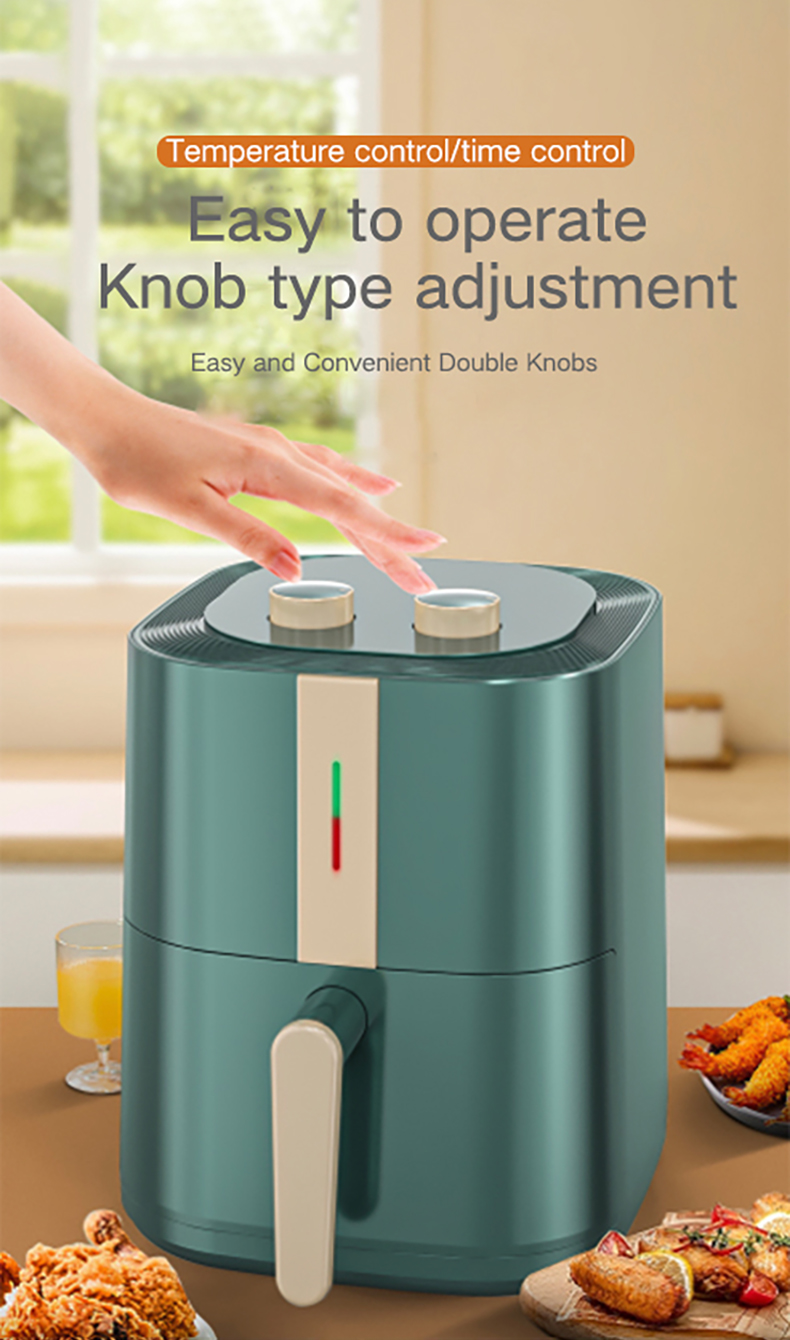 [Freeshipping] Qbrand Air Fryer 6L 10L 2400W 1400W Oil Free Large ...