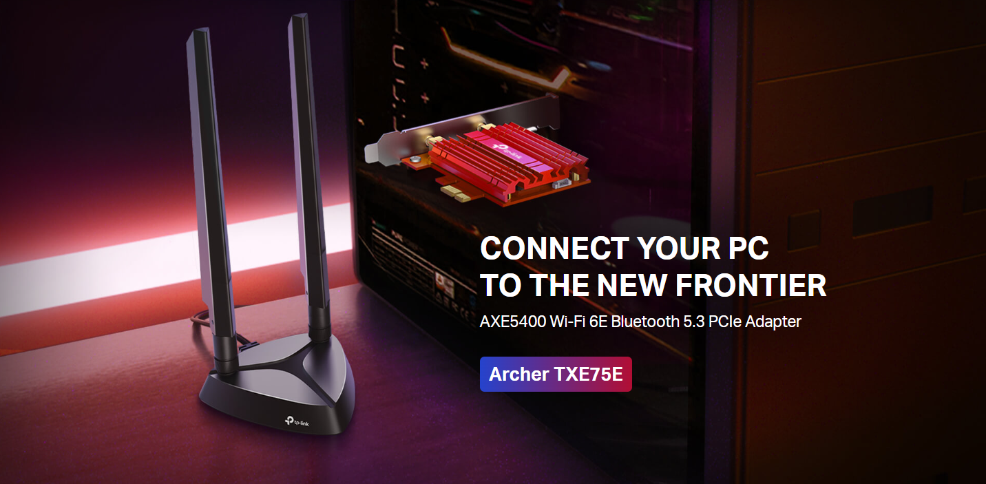 TP-Link Archer TXE72E │ Archer TXE75E AXE5400 Tri-Band Wi-Fi 6E ...
