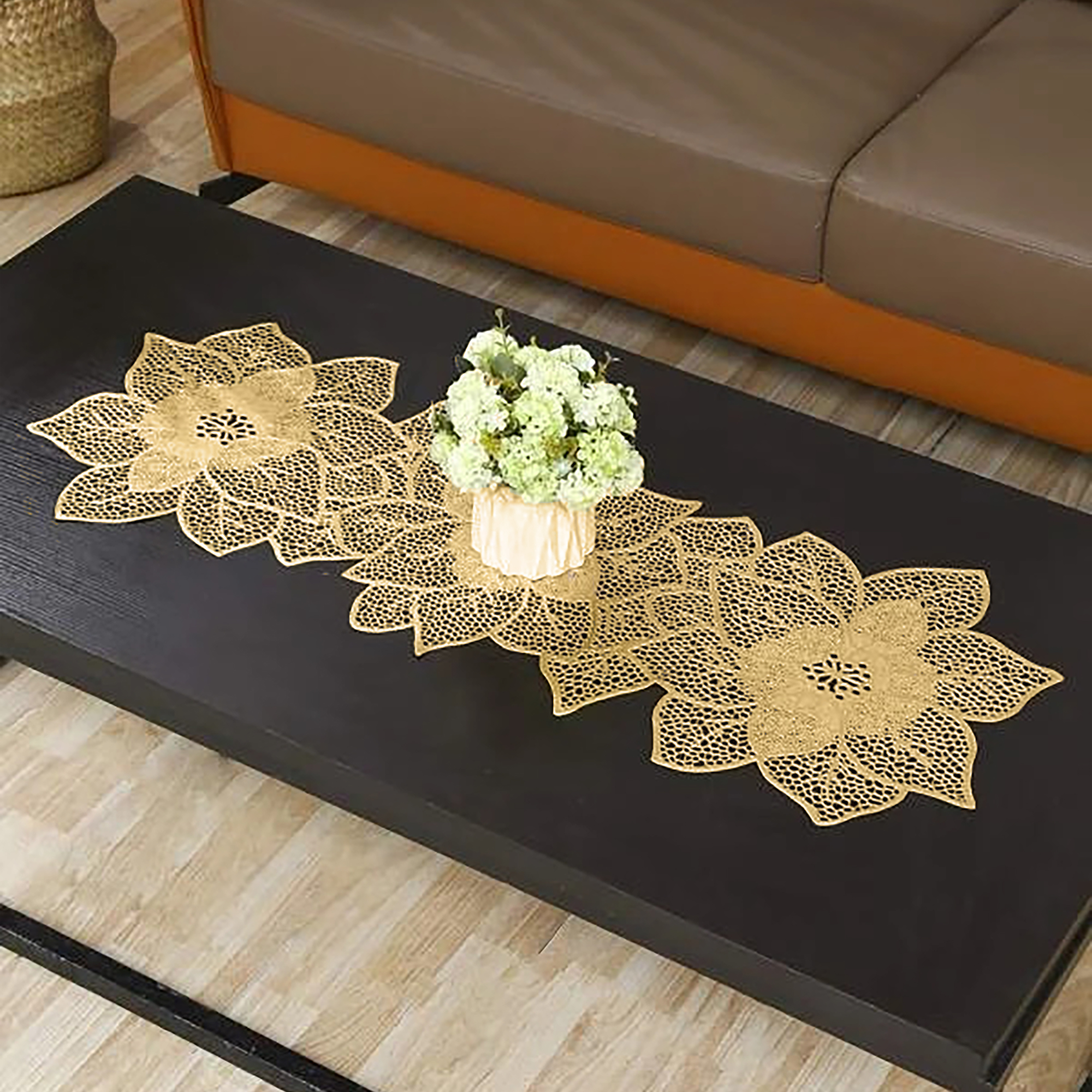 RAYA 2025 Alas Meja Makan 6 / 8 Kerusi Lapik Meja Panjang Coffee Table ...