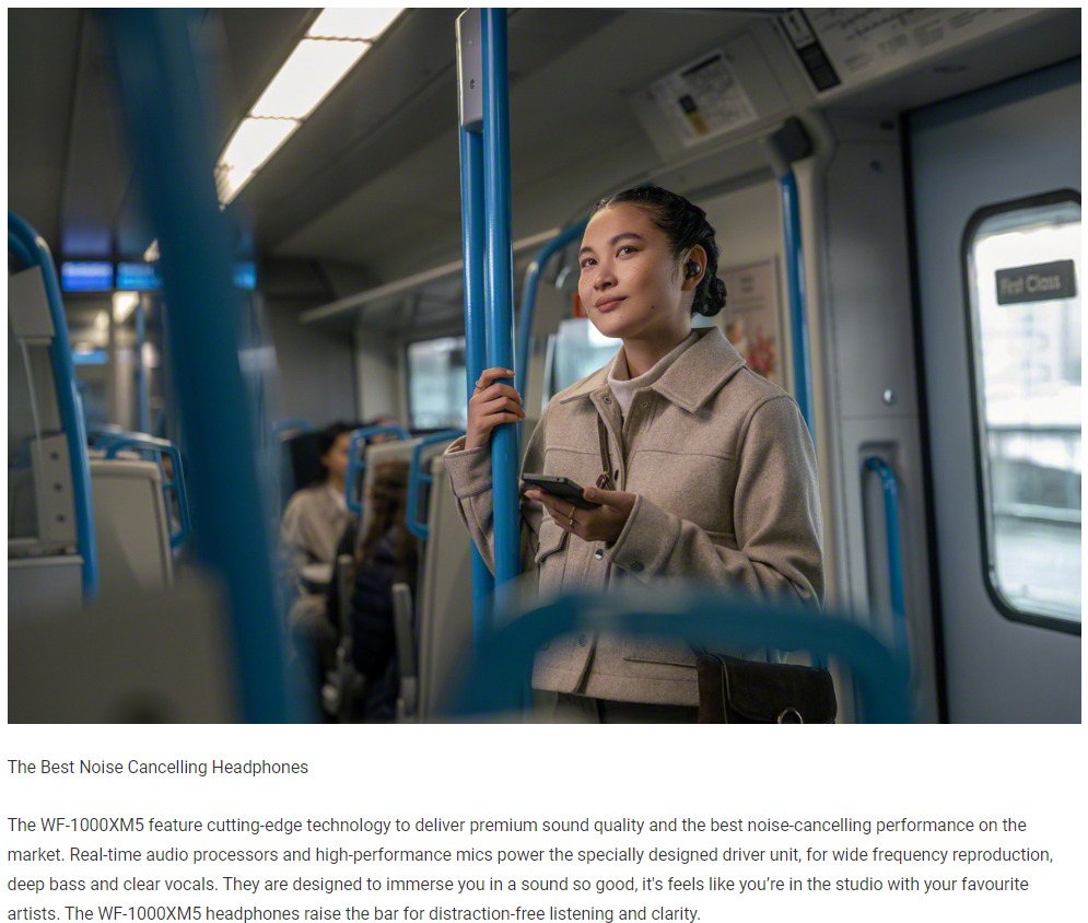 Sony WF-1000XM5 (NEW) SMOKY PINK / XM5 Truly Wireless Digital Noise ...