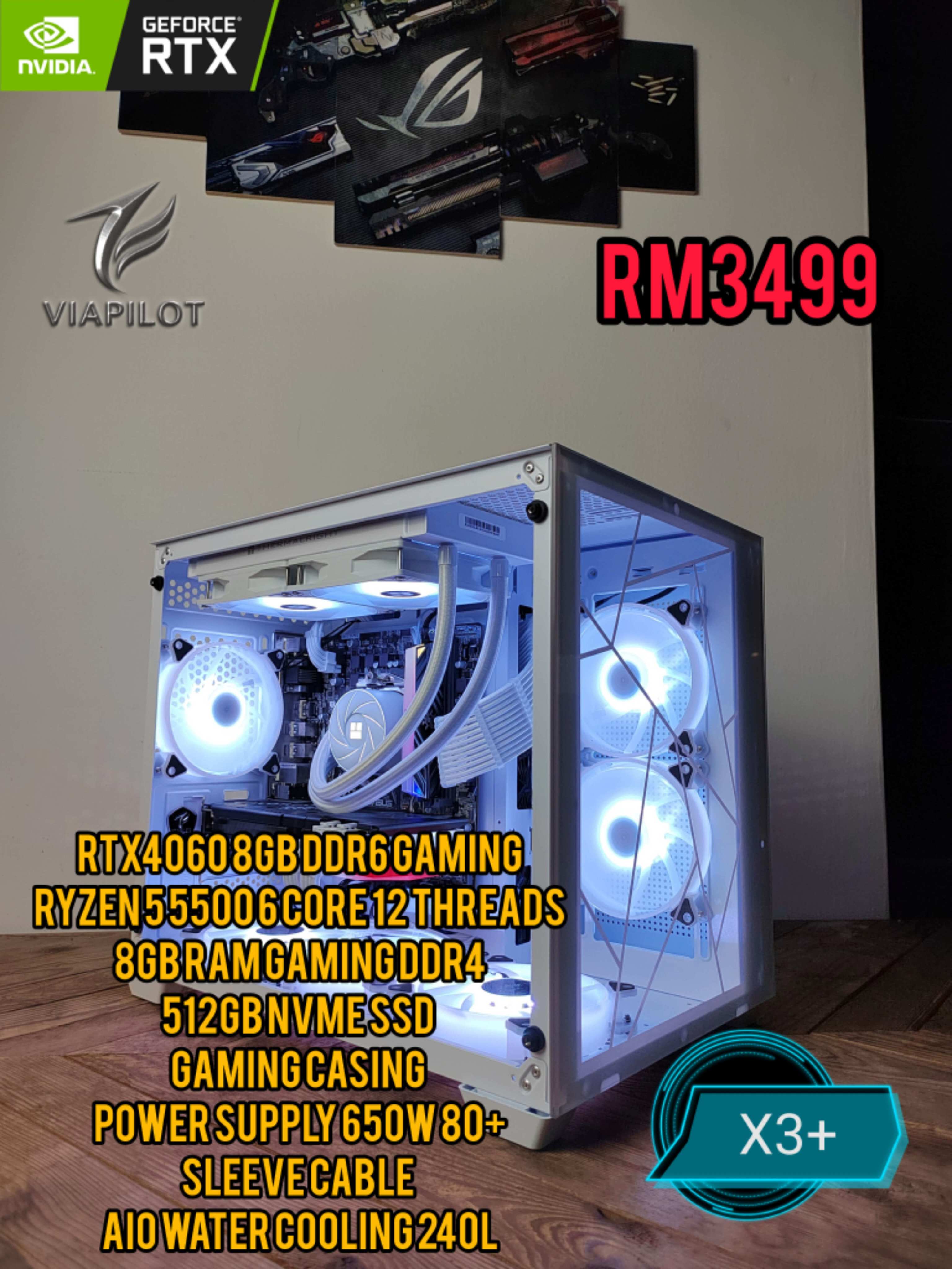 FULL SET BUDGET GAMING PC / DESKTOP / PC / READY STOCK | Shopee Malaysia