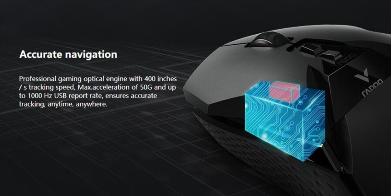 Rapoo VT950 VPRO Gaming Mouse 2.4G Wireless Mouse / Wired Mouse ...