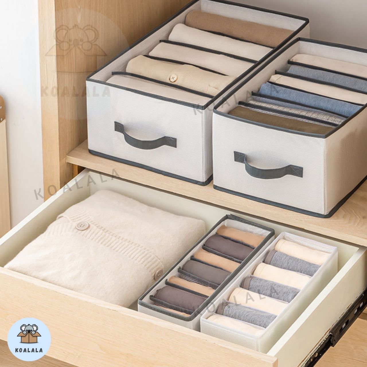 Hard Box Clothes Organiser Wardrobe Organizer Tudung Organizer ...