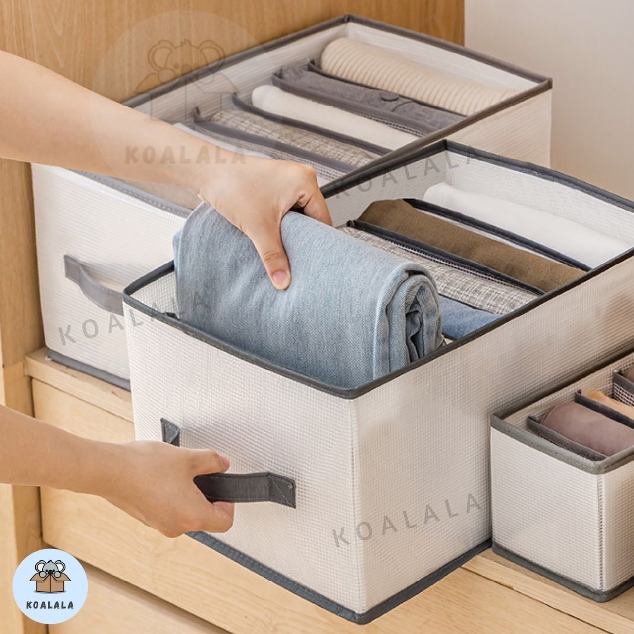 Hard Box Clothes Organiser Wardrobe Organizer Tudung Organizer ...