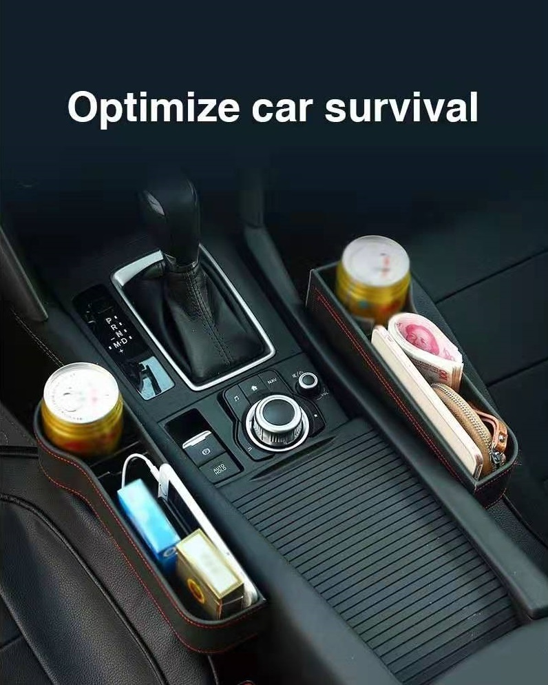 Car Seat Box Storage Car Seat Side Pocket Gap Slit Pocket Storage ...