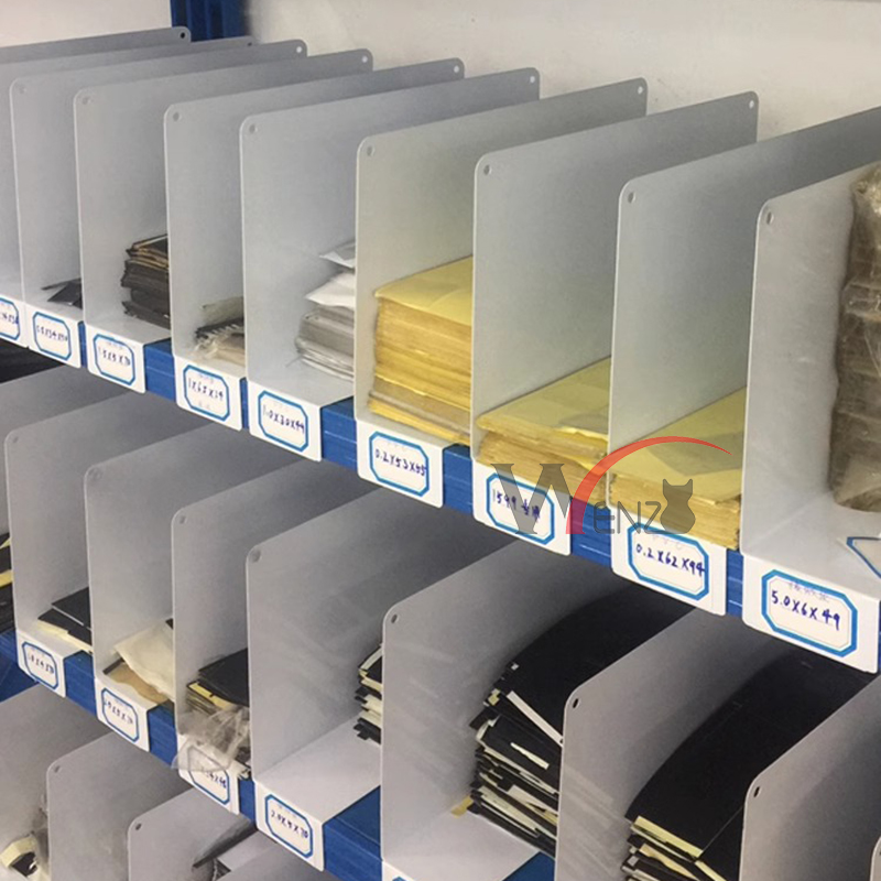 E-commerce Warehouse Shelf Label Isolation Metal Divider Plate ...