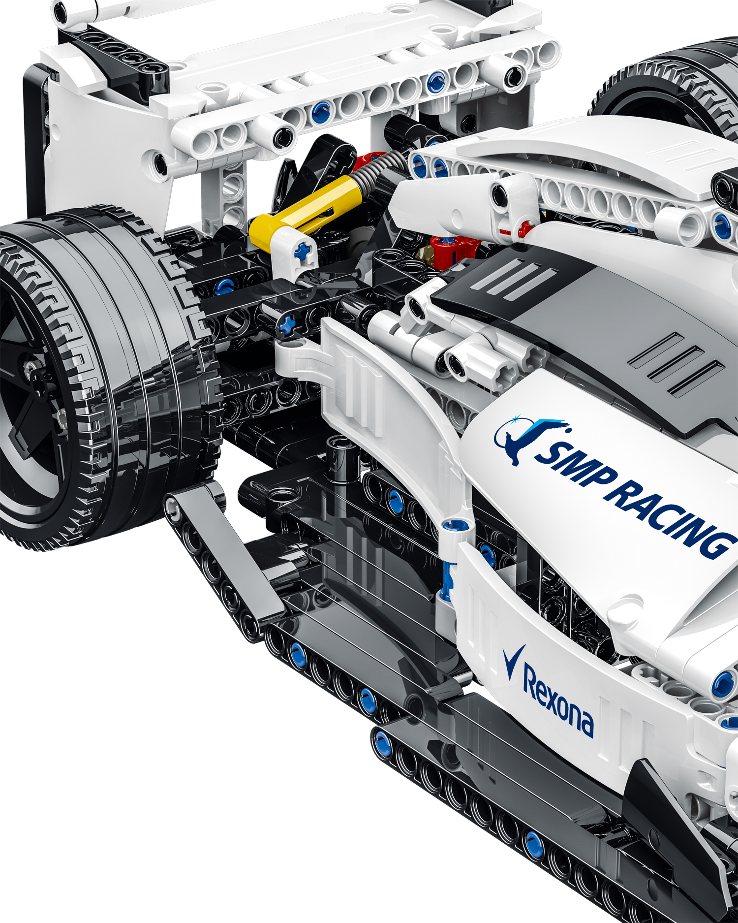 Mork Model 023004 Technic Formula One Car 1: 10 (White) - MOC-31313 ...