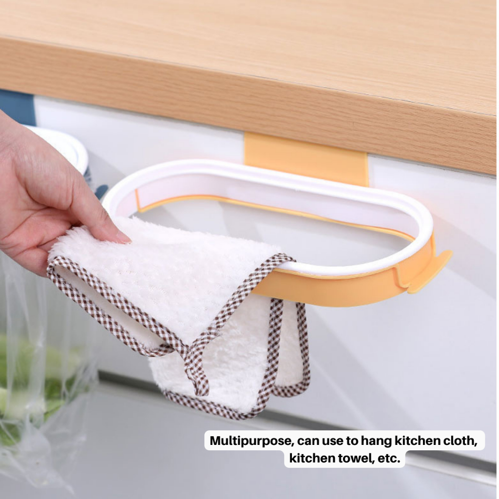 Hanging Trash Bag Holder Trash Plastic Bag Rubbish Bin Rubbish Bag ...