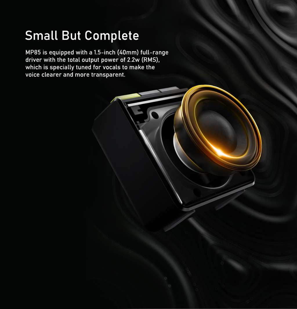 Edifier MP85 Small and Compact Sized Portable Speaker - Bluetooth V5.3 ...