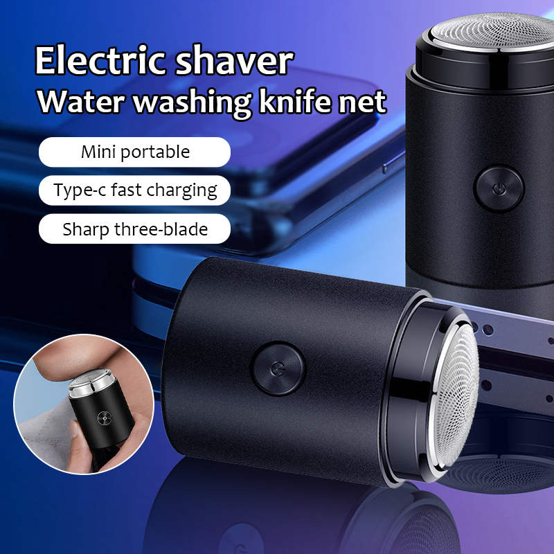 Electric Shaver Men Razor Beard Knife Rechargeable Rotating Portable ...
