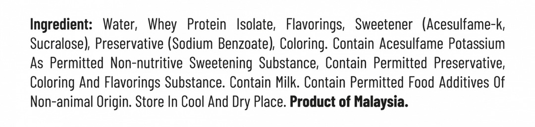 OPI PROTEIN VIRAL KAT KOREAN 1st Malaysia OPI Whey Protein Drink Per ...