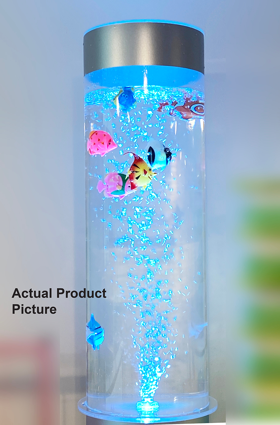 Sensory Bubble Tube 2 feet Artificial Fish Multi sensory Room Autism ...
