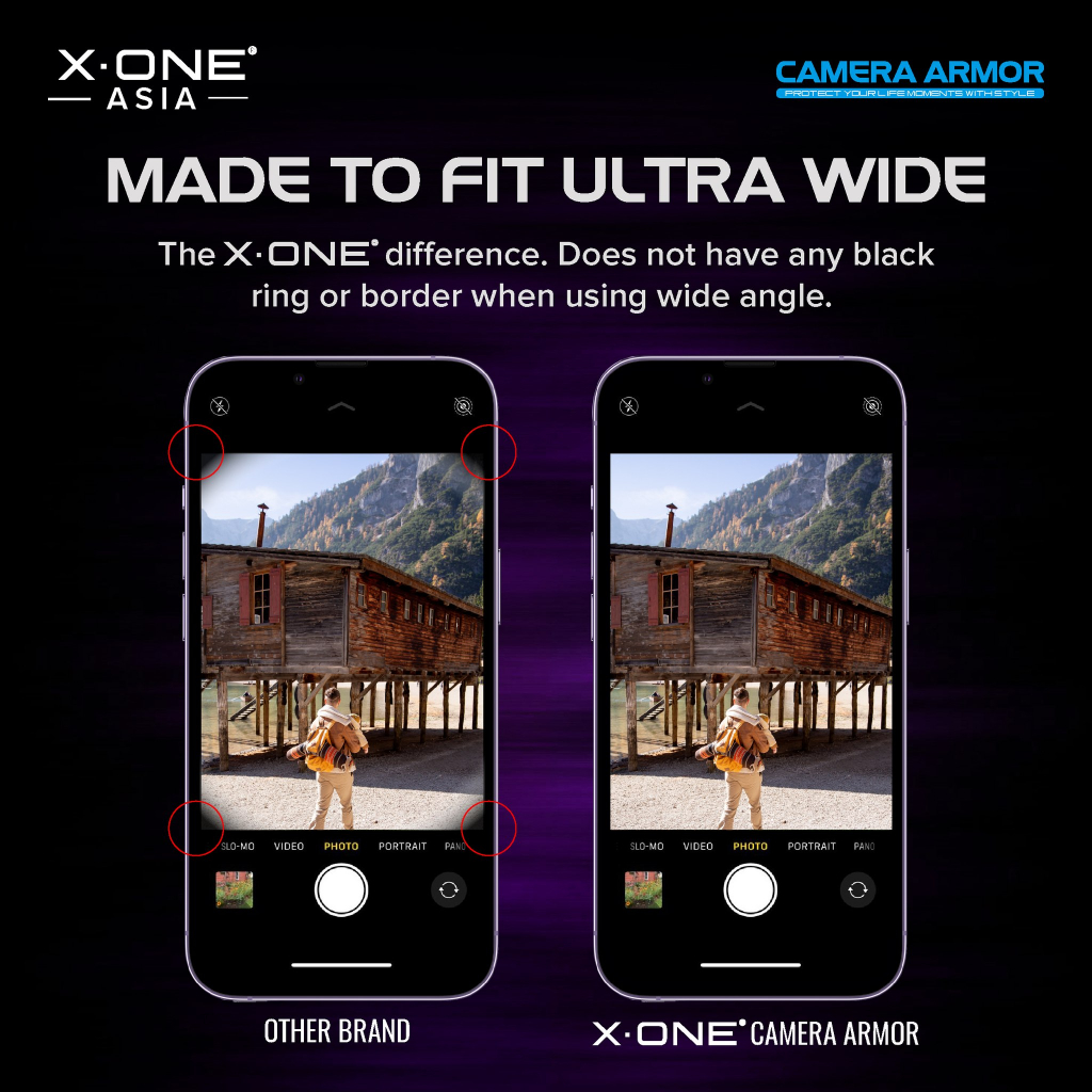 X.One Camera Armor Sapphire Glass Full Coverage Lens Protector for ...