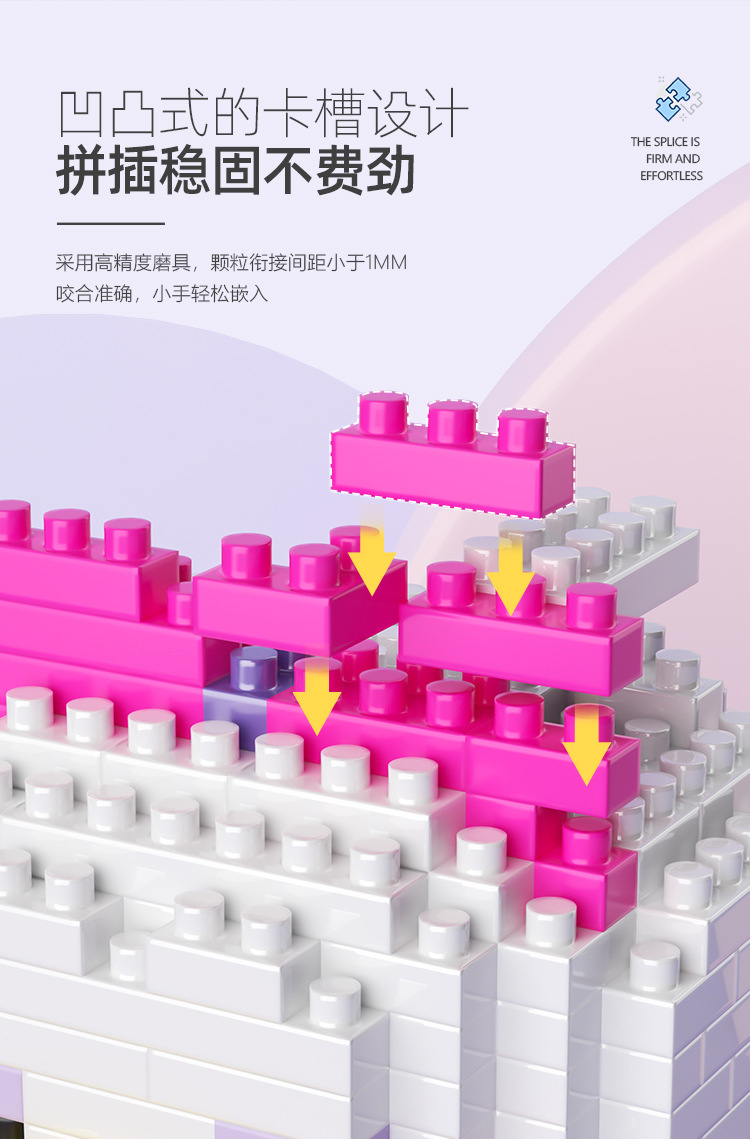 Mini Kulomi Building Block Character Model Nano Block Cartoon block ...