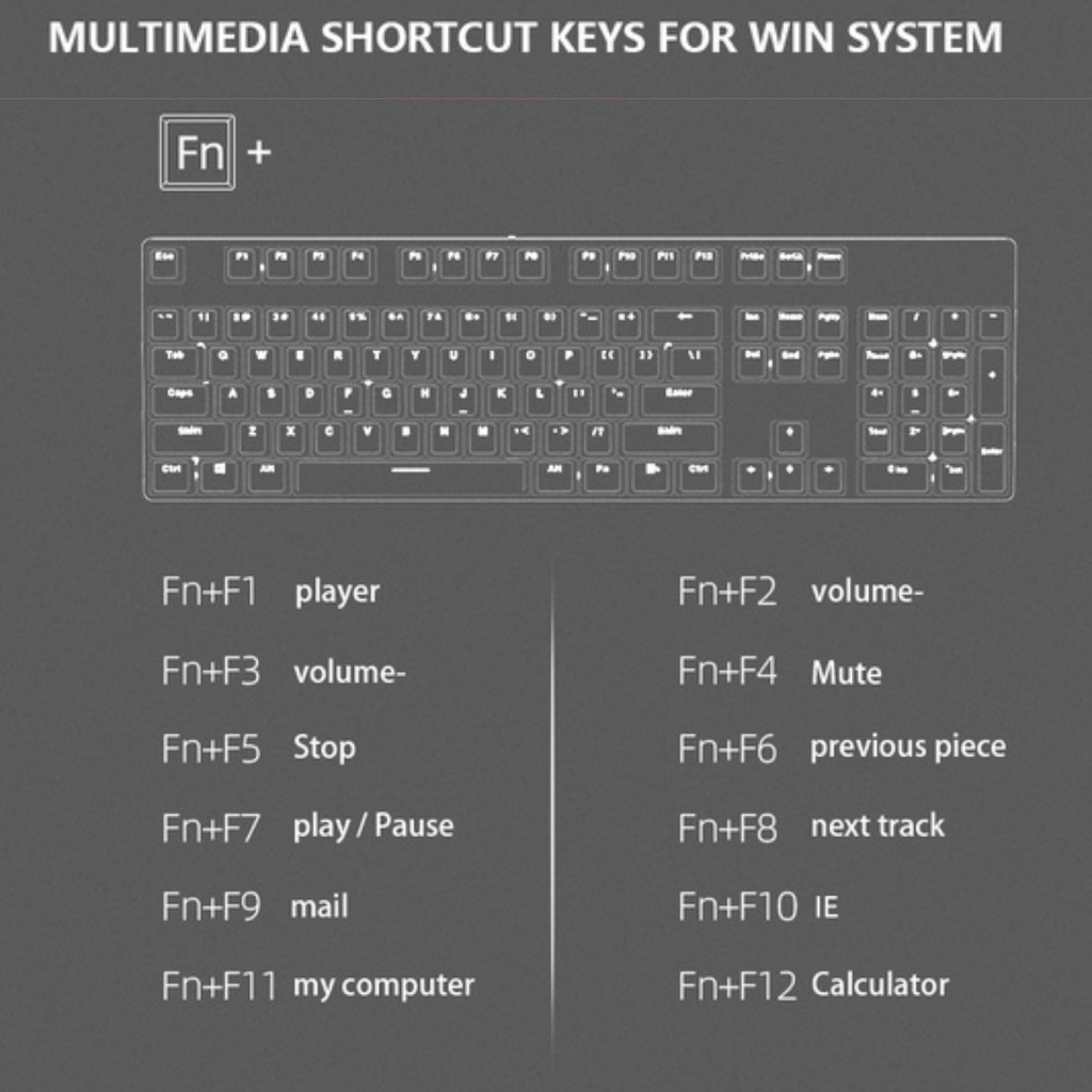 LEAVEN K880 Mechanical Keyboard RGB Wired Gaming keyboard mechanical ...