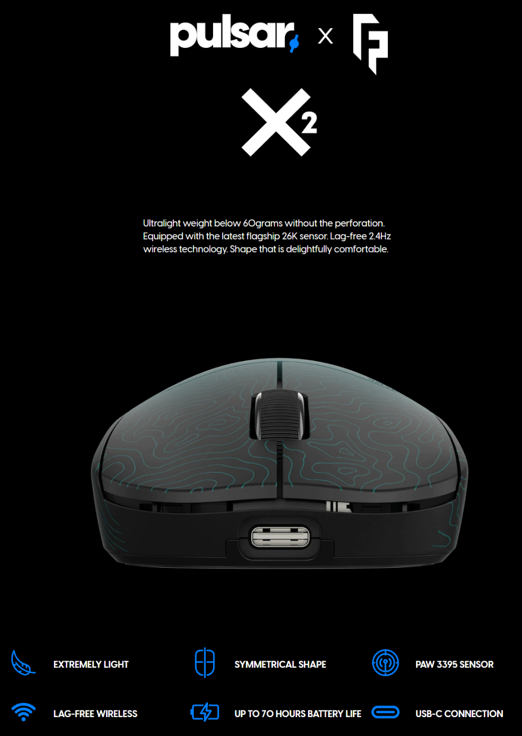 PULSAR X2/X2 Mini Randomfrankp Edition Wireless Gaming Mouse | Shopee ...