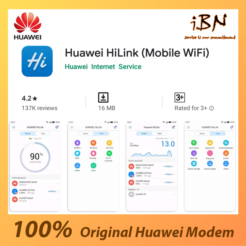 Huawei B525 B525S-65A 4G Plus Router LTE Cat 6 Modded & AIO to bypass ...